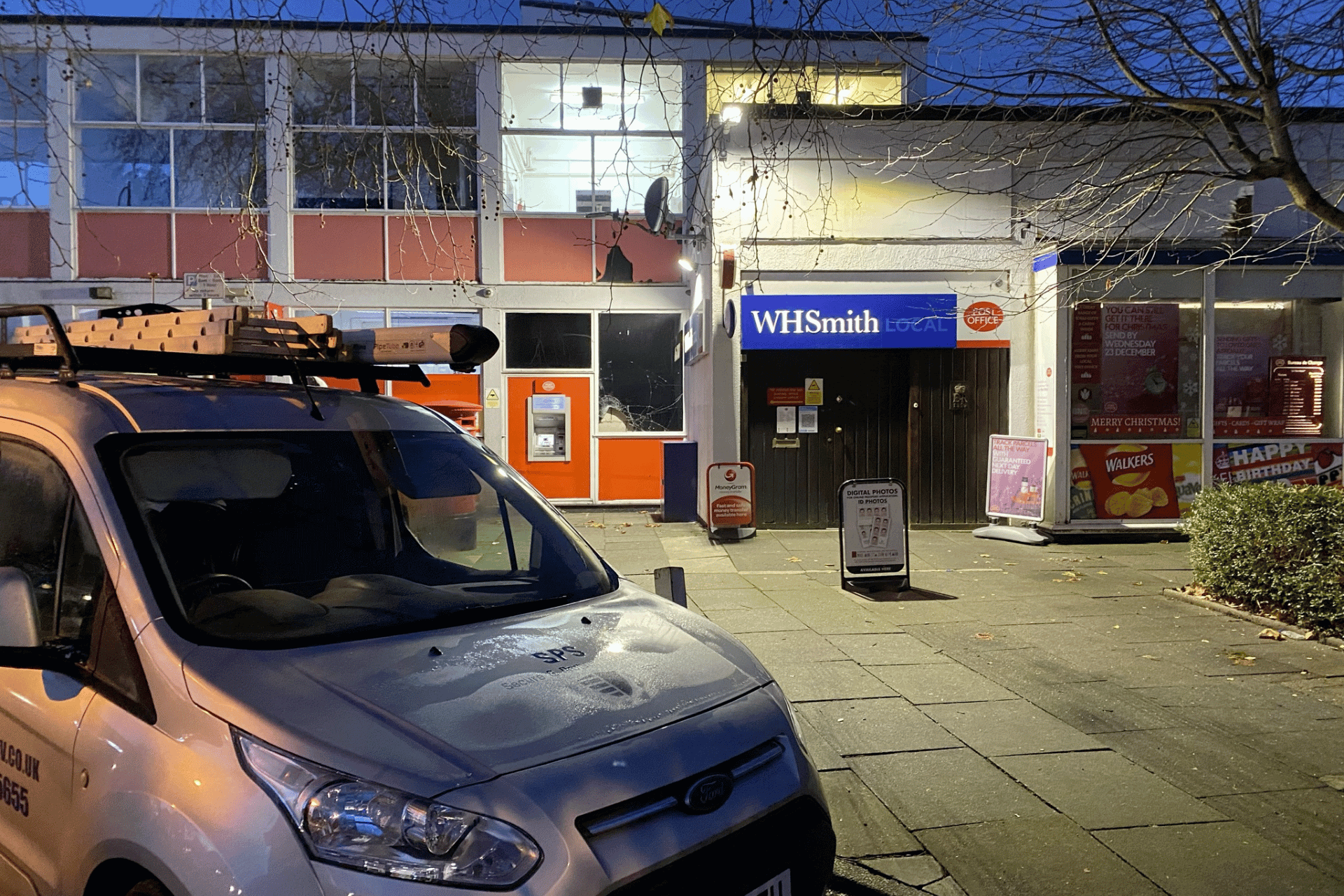 Installing CCTV for WH Smith & Post Office - Secure and Protect Solutions